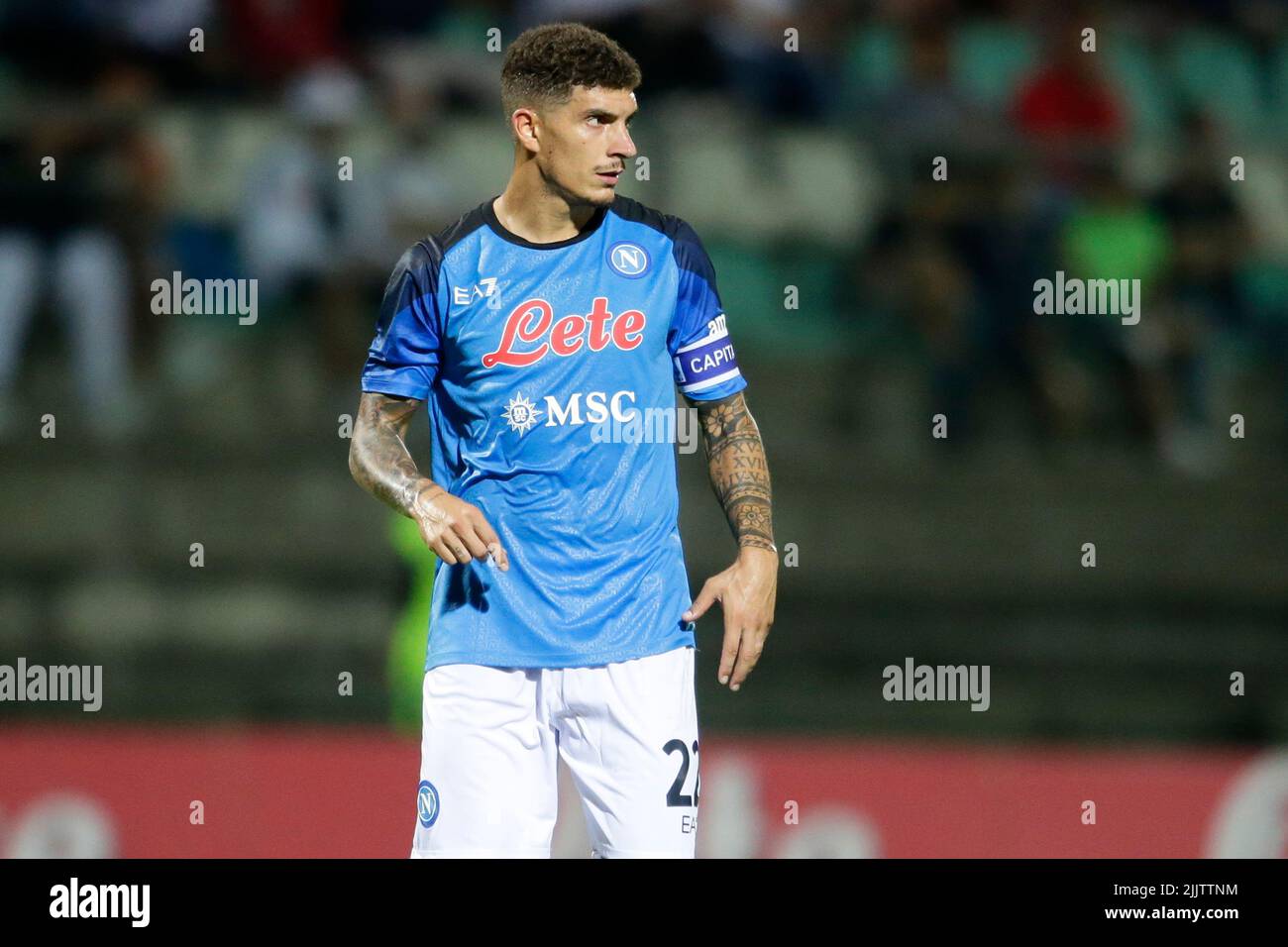 SSC Napoli's Italian defender Giovanni Di Lorenzo looks during friendly ...