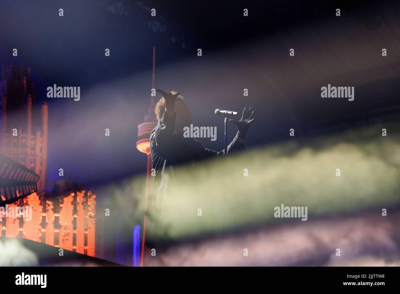 Detroit, USA, 27/07/2022, The Weeknd performs at Ford Field on July 27 ...