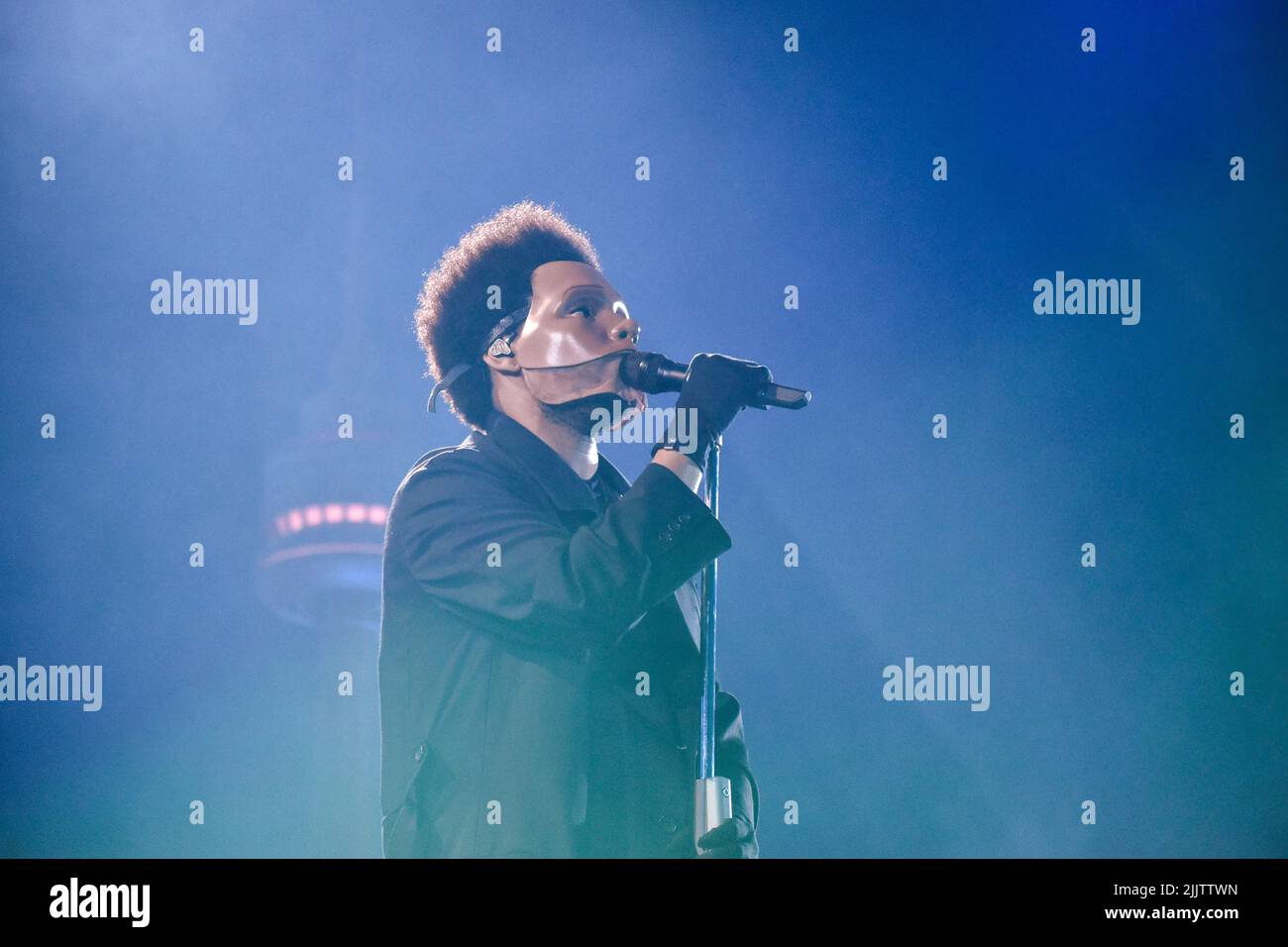 Detroit, USA, 27/07/2022, The Weeknd performs at Ford Field on July 27 ...