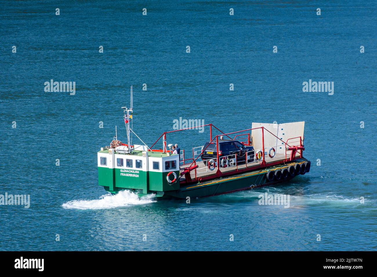 The Glenelg to Kylerhea Ferry (the Glenachulish) which crosses the Kyle ...