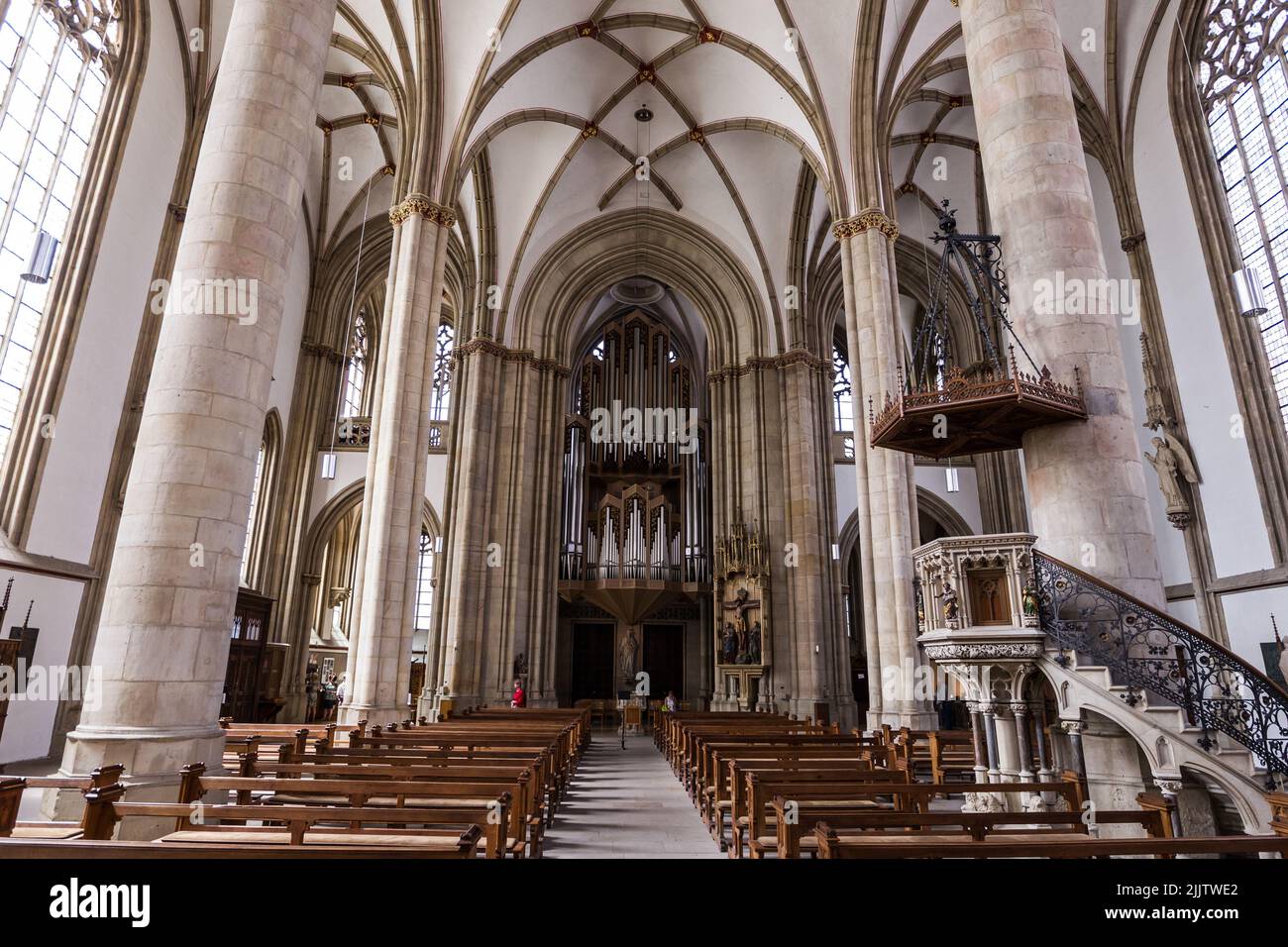 The interior of a cathedral in Germany Stock Photo - Alamy