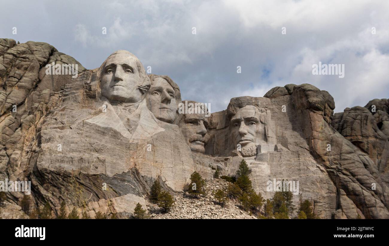 Mount Rushmore National Memorial is a massive sculpture of four ...