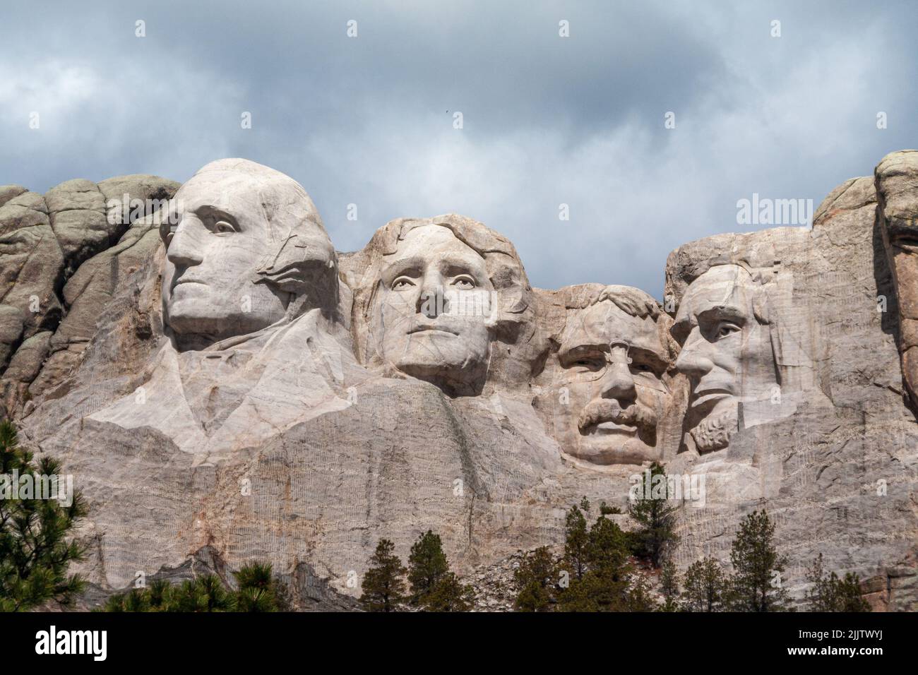 Mount Rushmore National Memorial is a massive sculpture of four ...