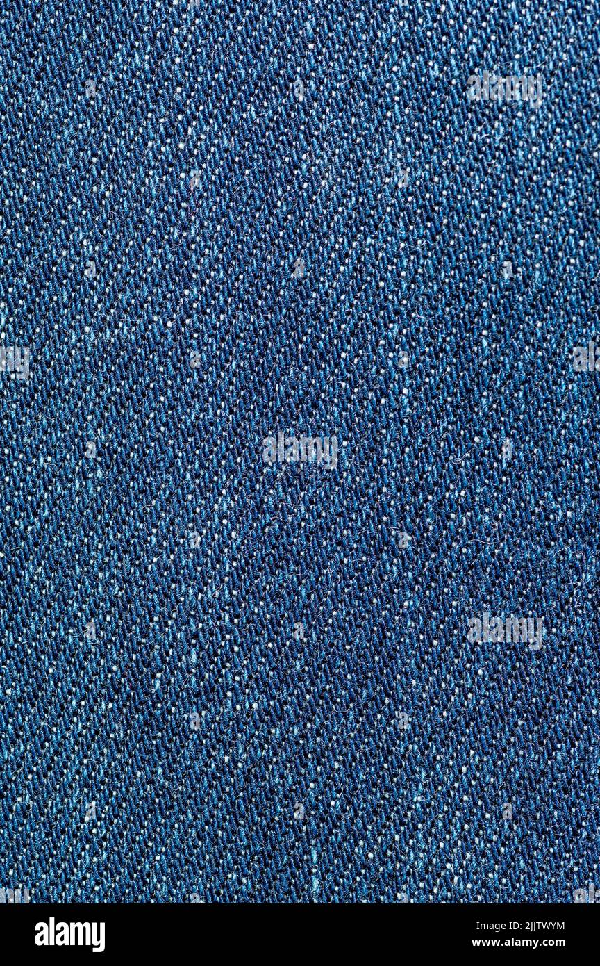 cotton background of blue real cotton fabric for design Stock Photo - Alamy
