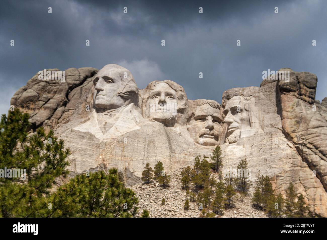Mount Rushmore National Memorial is a massive sculpture of four ...
