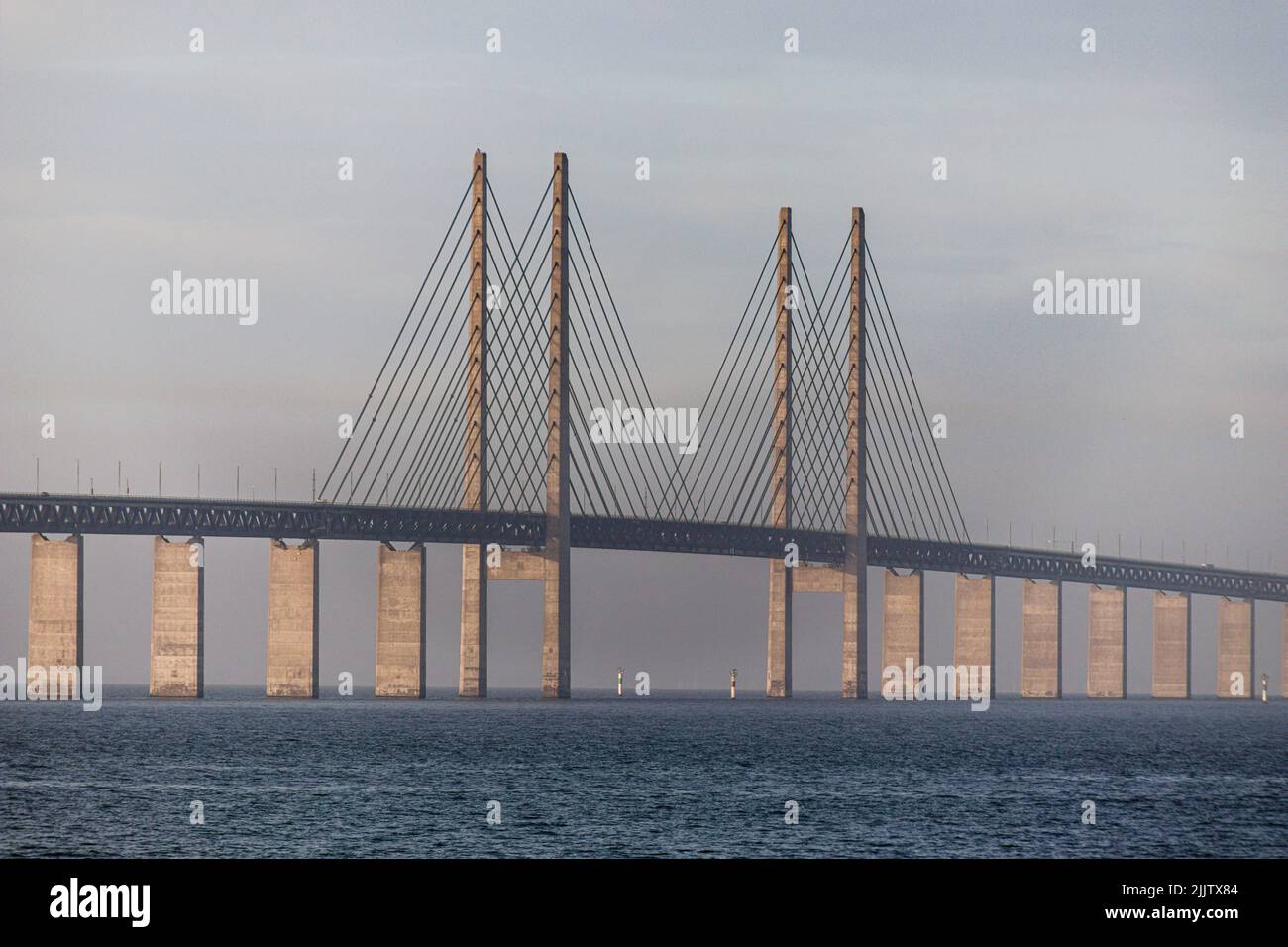 Oresund bridge connecting Sweden and Denmark Stock Photo - Alamy