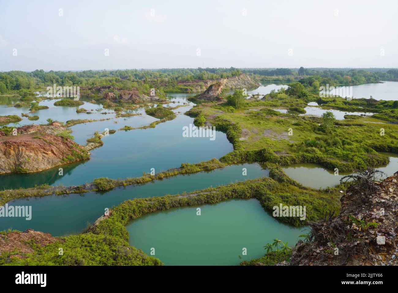 A scenic view of Frog hills in Kubang Semang, Malaysia Stock Photo - Alamy