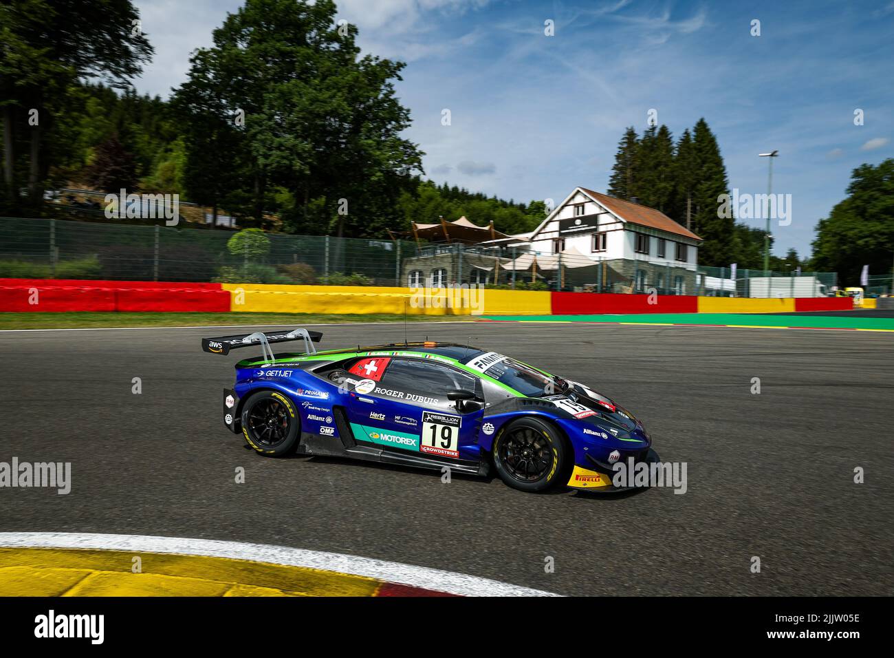 19 Emil Frey Racing, Lamborghini Huracan GT3 Evo of Arthur ROUGIER, Leo ...
