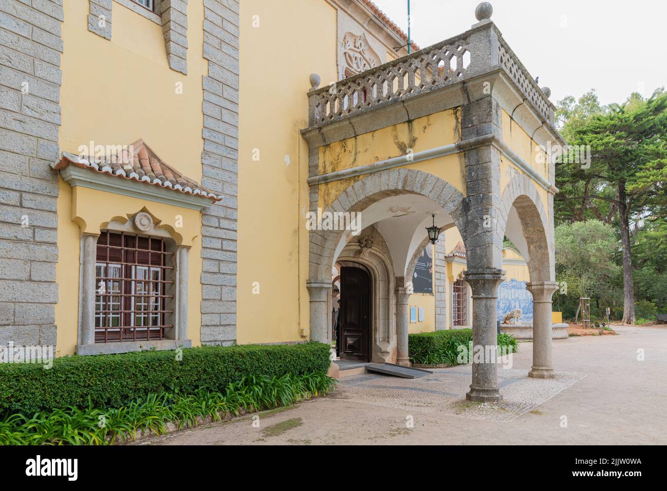 A beautiful View of the entrance to the Condes of Castro Guimaraes ...