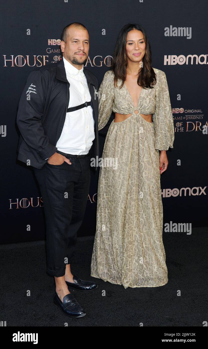 LOS ANGELES, CA - JULY 27: (L-R) Abner Ramirez and Amanda Sudano ...