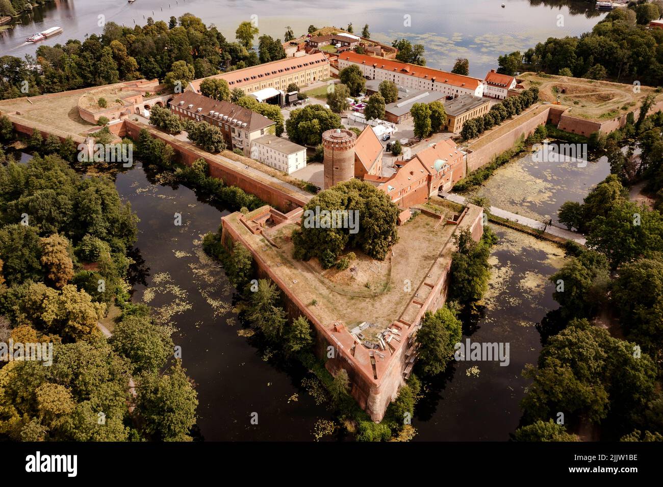 Berlin, Germany. 28th July, 2022. The Spandau Citadel looks like an ...