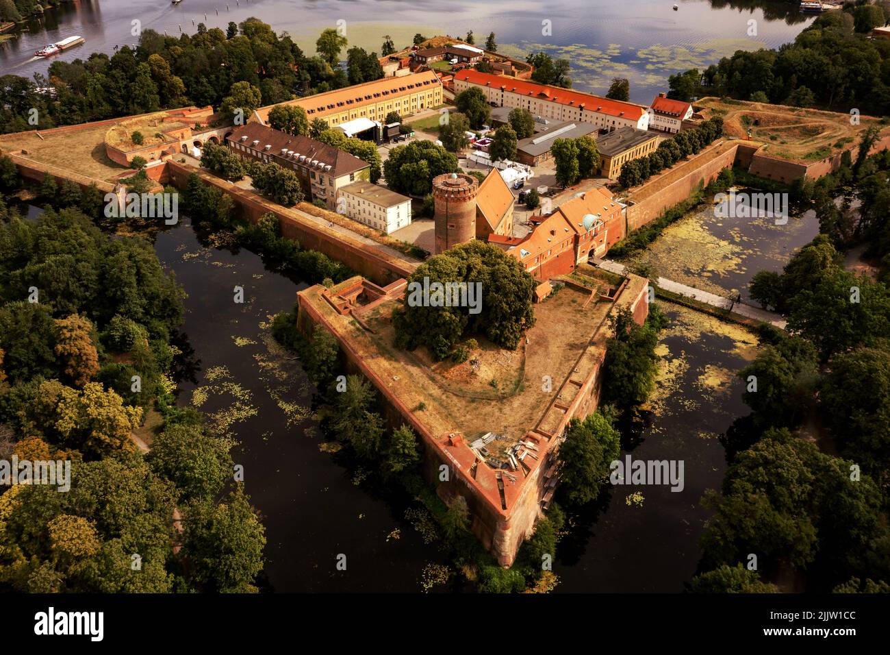 Berlin, Germany. 28th July, 2022. The Spandau Citadel looks like an ...