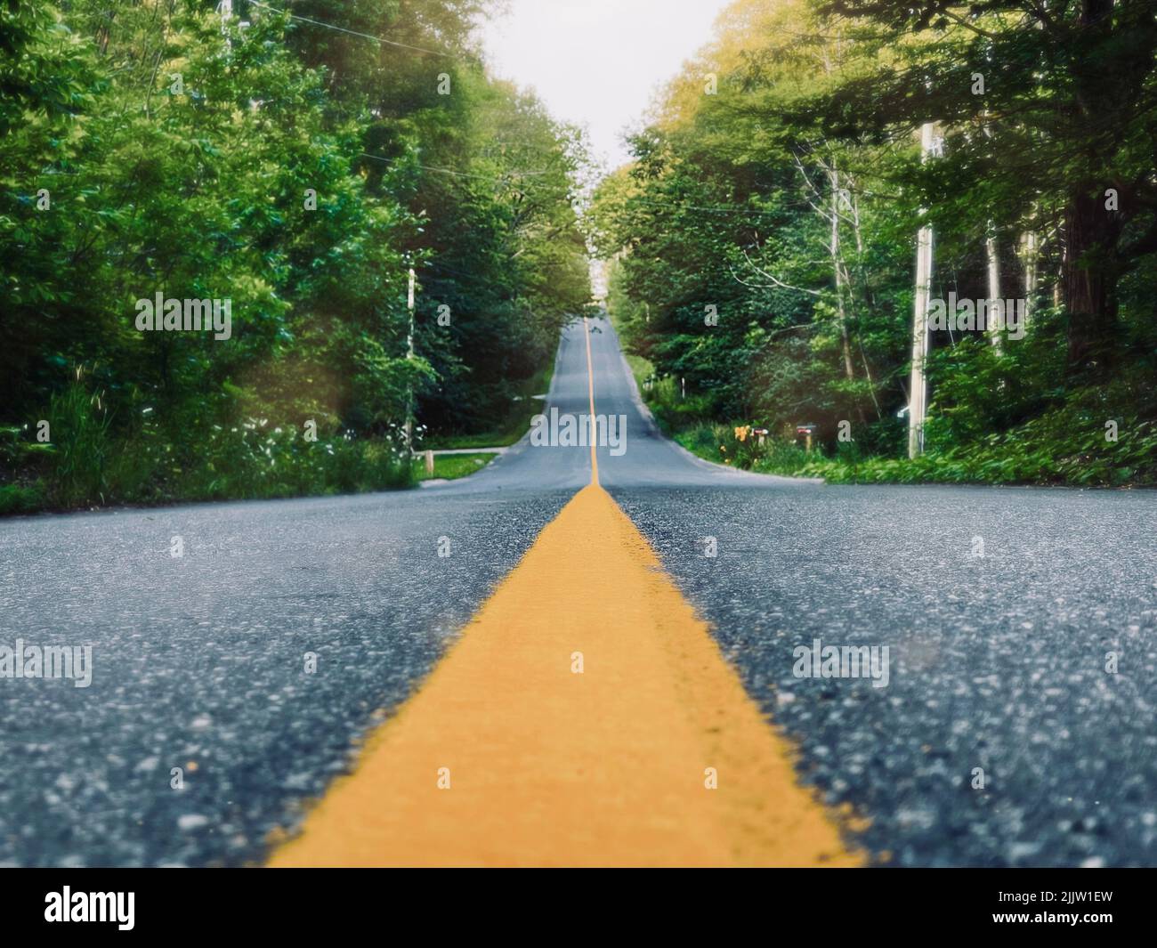 Open asphalt road path hi-res stock photography and images - Alamy