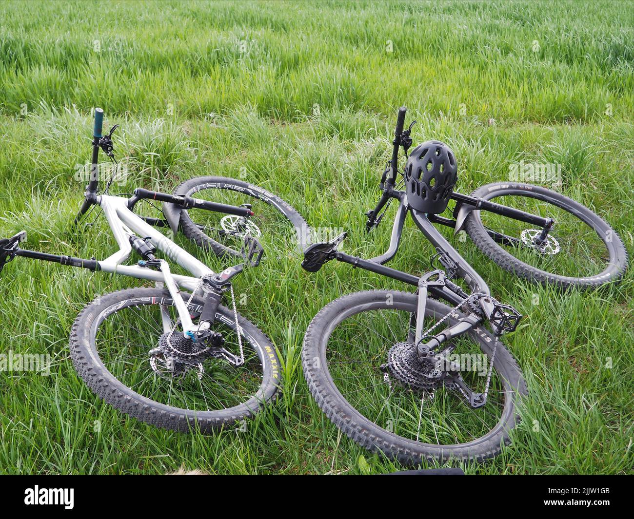 Laying on bikes hi-res stock photography and images - Alamy