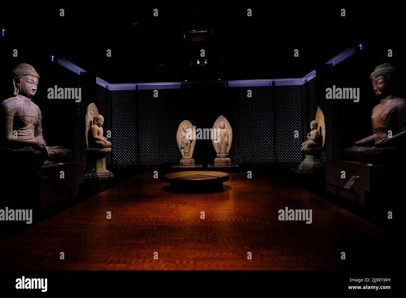 South Korea, Seoul, Yongsan-gu, National Museum, Buddha Hall Stock ...