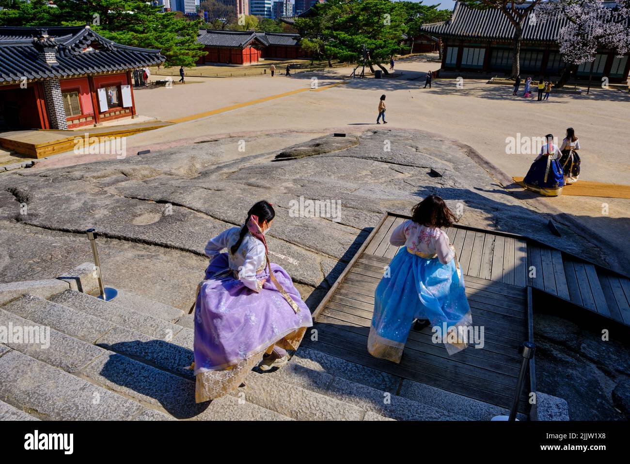 South Korea, Seoul, Jongno-gu district, Changdeokgung Palace or Palace ...