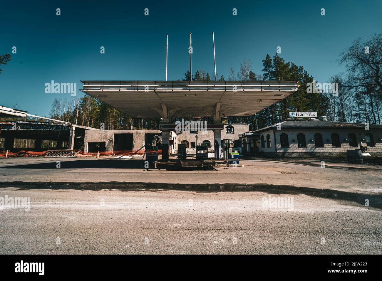 Petrol station construction hi-res stock photography and images - Alamy