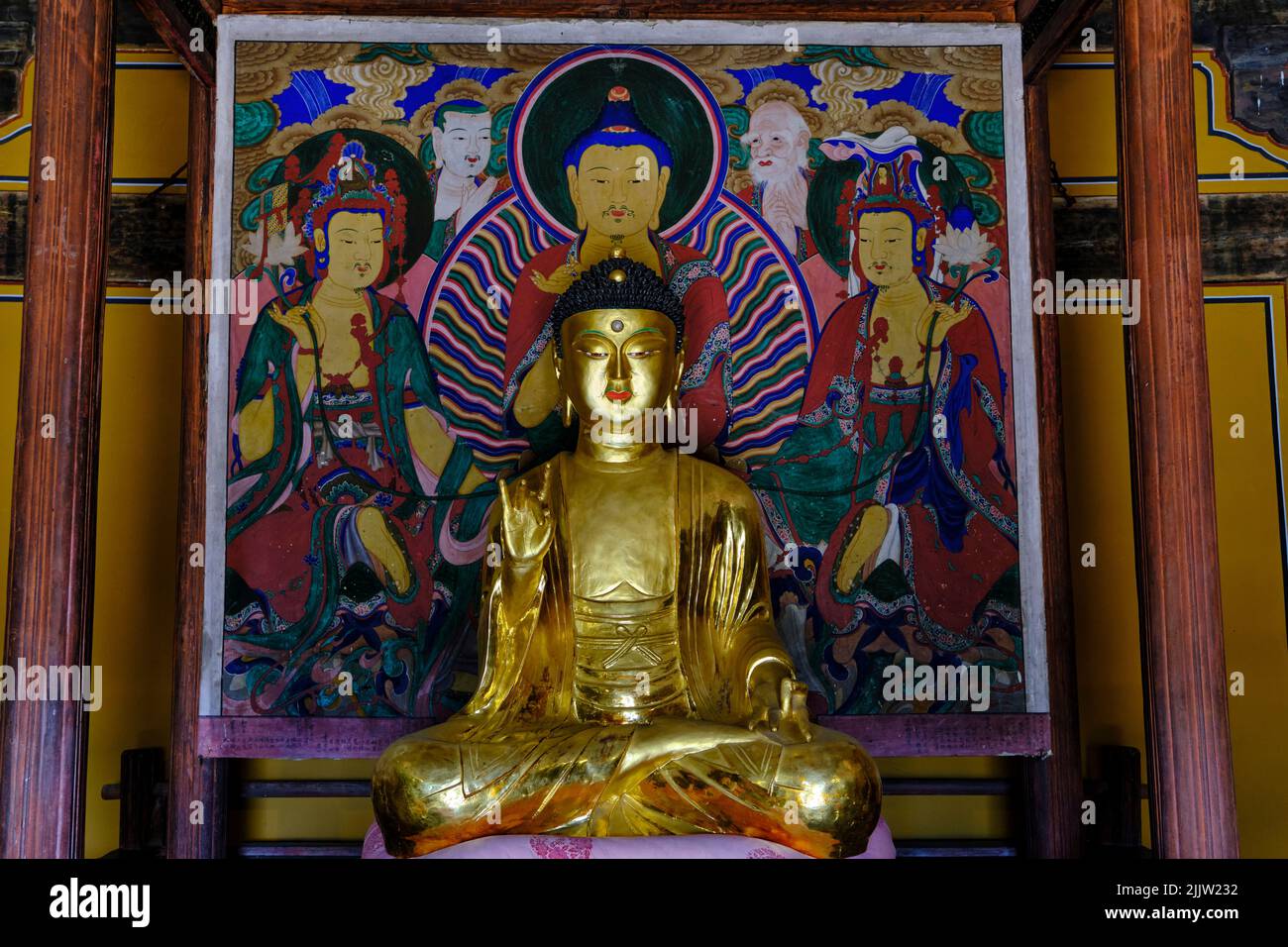 South Korea, North Gyeongsang Province, Andong, Bongjeongsa Buddhist ...
