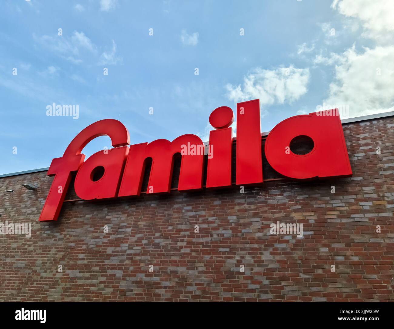 Famila logo hi-res stock photography and images - Alamy