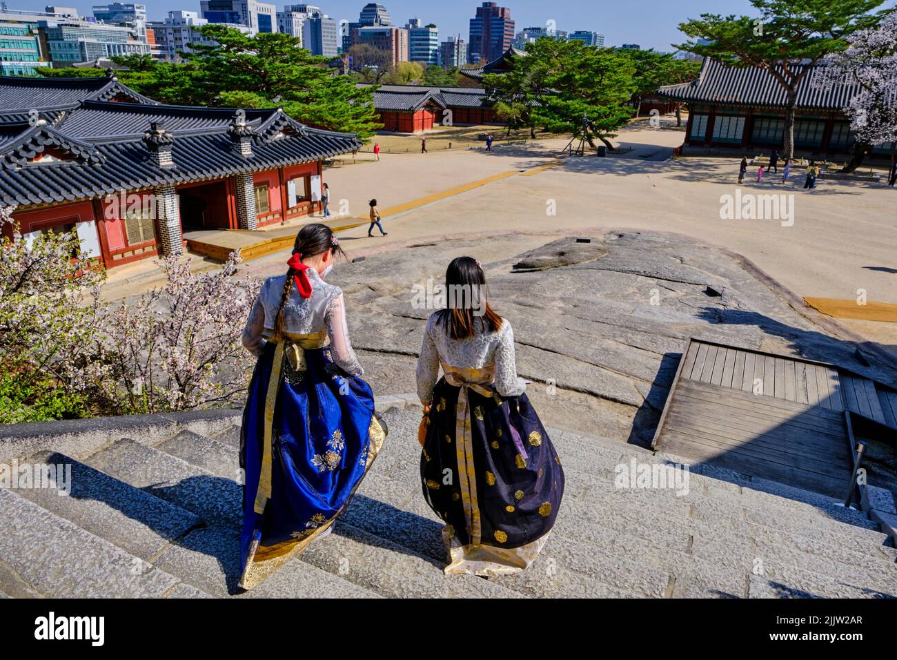 South Korea, Seoul, Jongno-gu district, Changdeokgung Palace or Palace ...