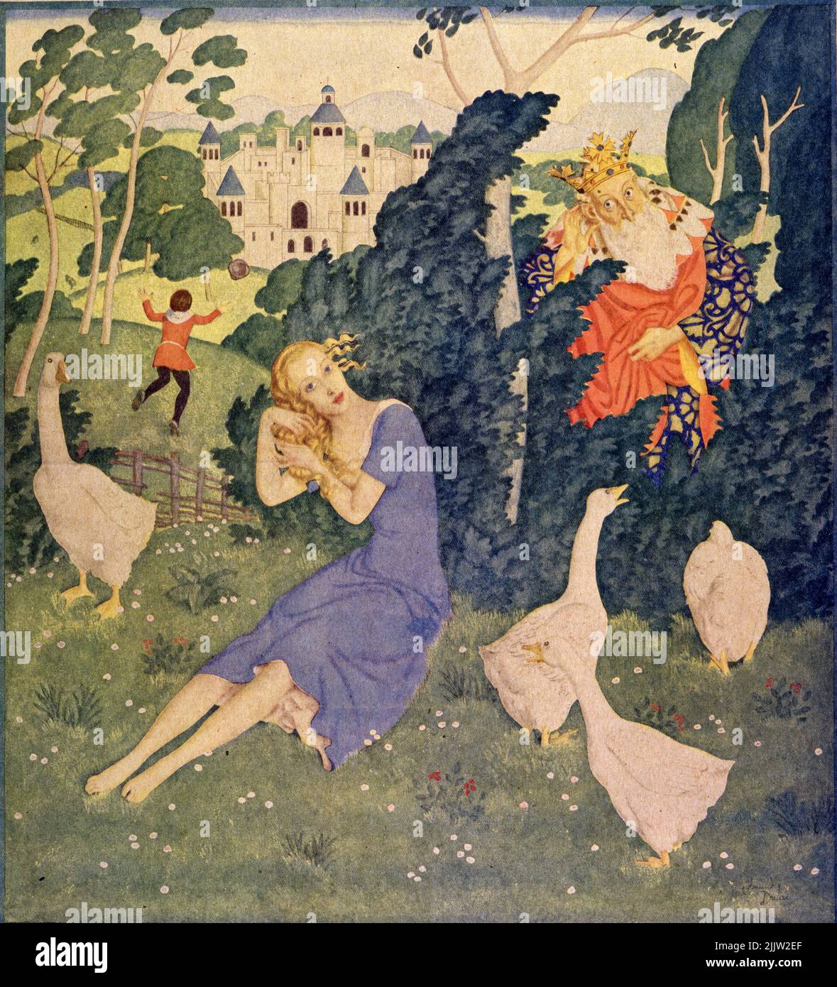 "The Goose Girl" published April 24,1932 in the American Weekly Sunday ...