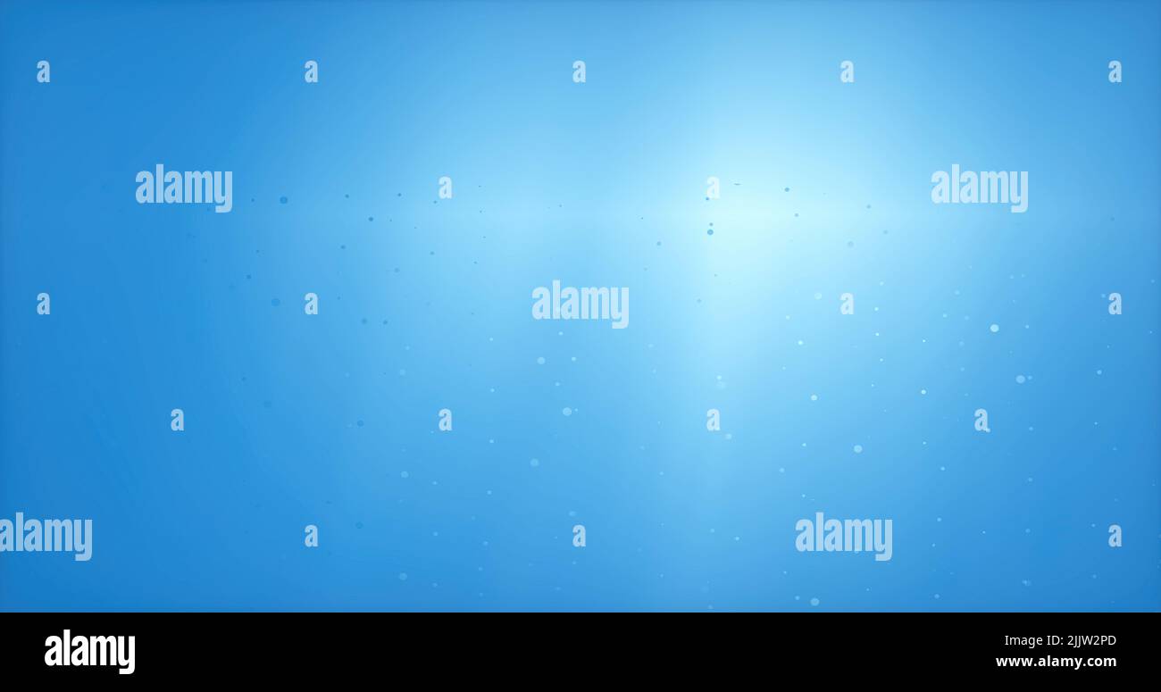 A panoramic shot of blue color with droplets, almost animated ...