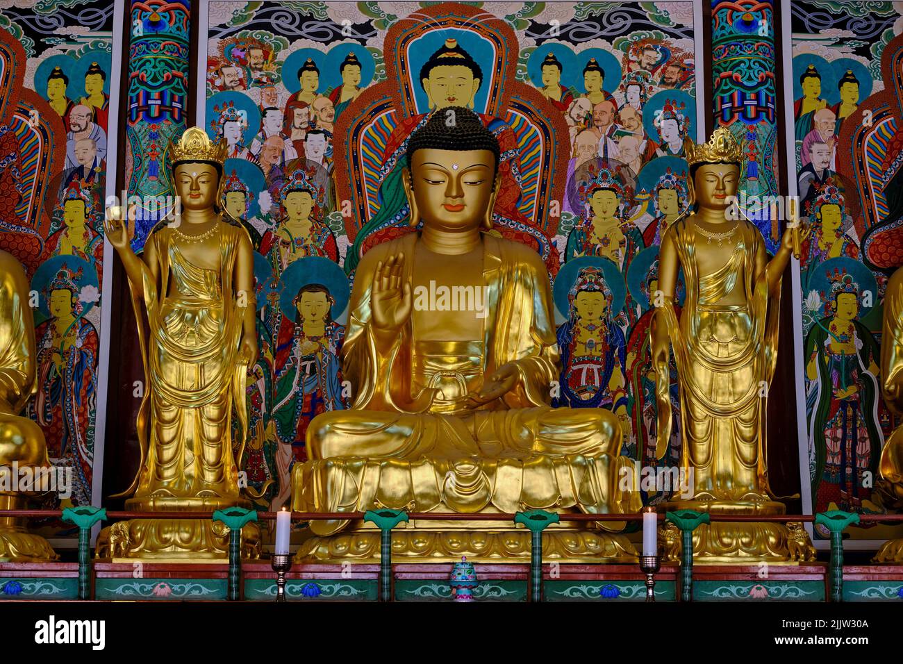 South Korea, South Jeolla province, Suncheon, Songgwangsa Buddhist ...