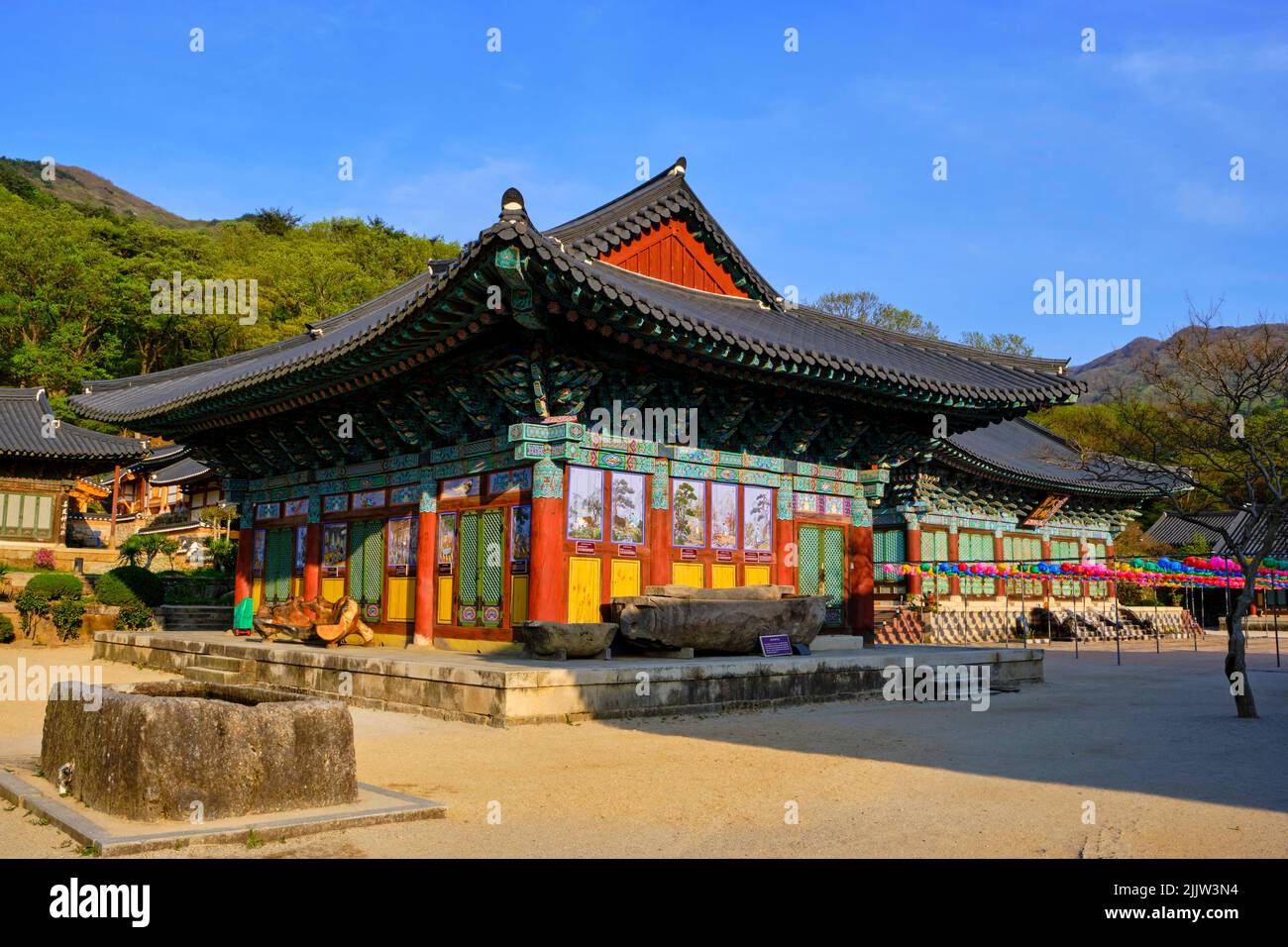 South Korea, South Jeolla province, Suncheon, Songgwangsa Buddhist ...