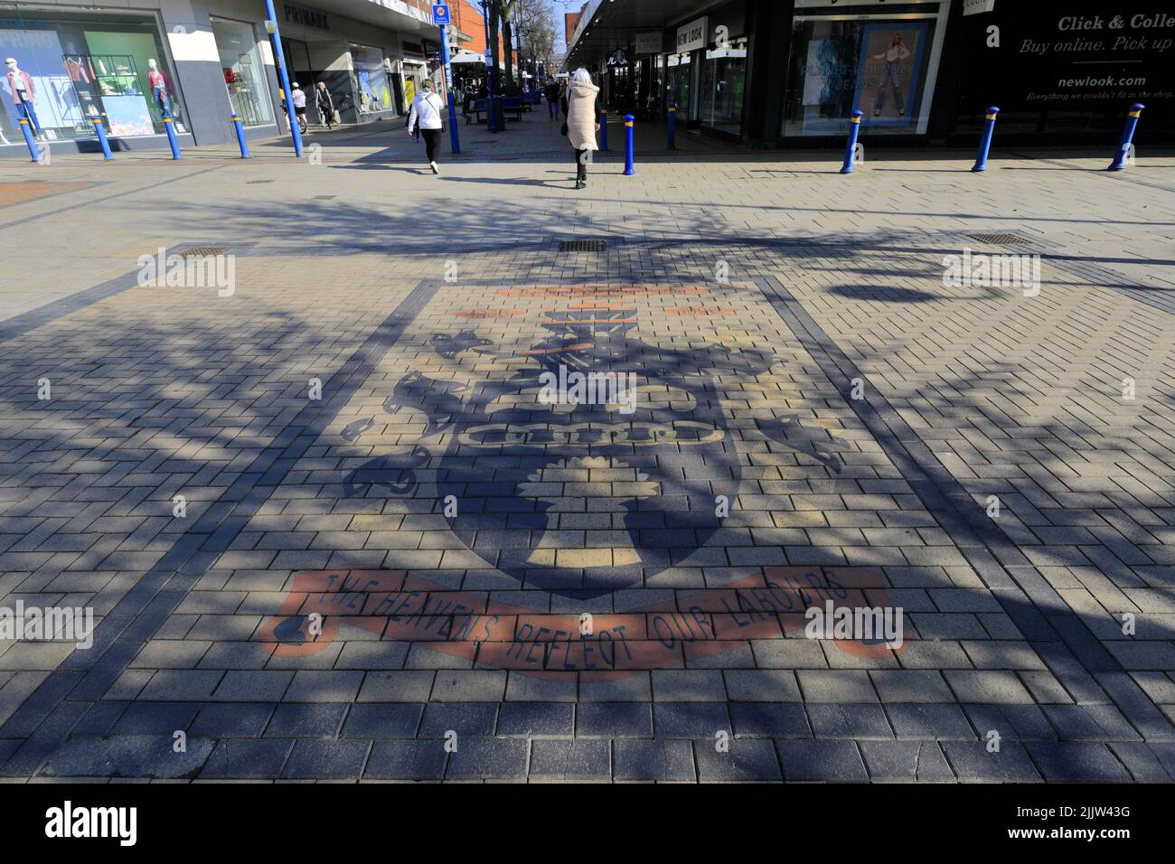 Coat of Arms Logo, Scunthorpe town, Lincolnshire County, England, UK ...