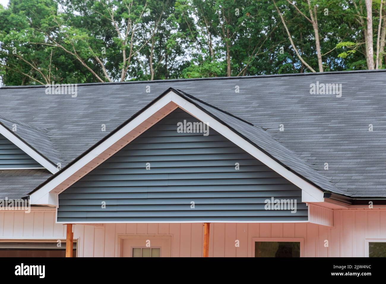 Modern building shingles hi-res stock photography and images - Alamy
