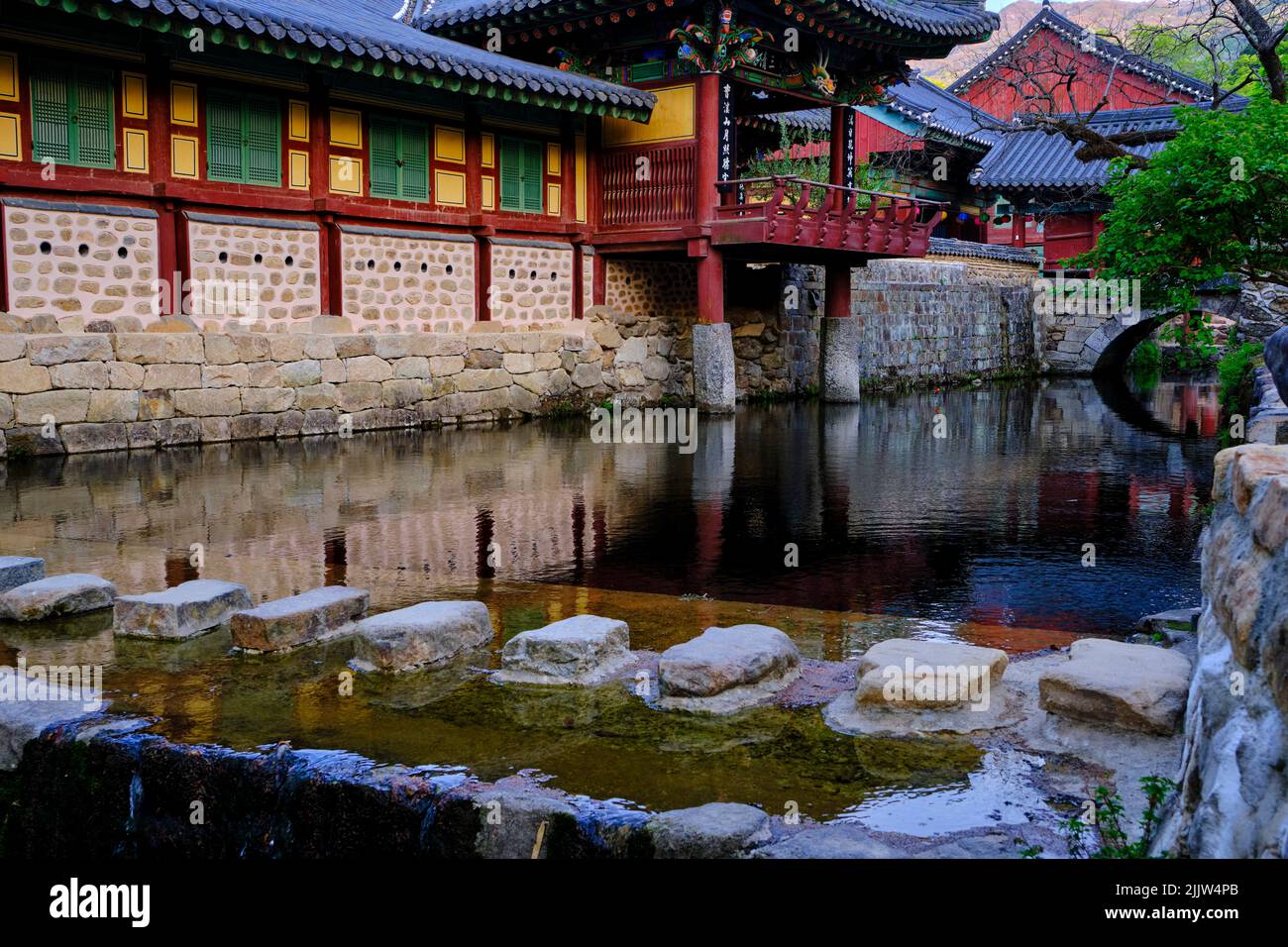 South Korea, South Jeolla province, Suncheon, Songgwangsa Buddhist ...