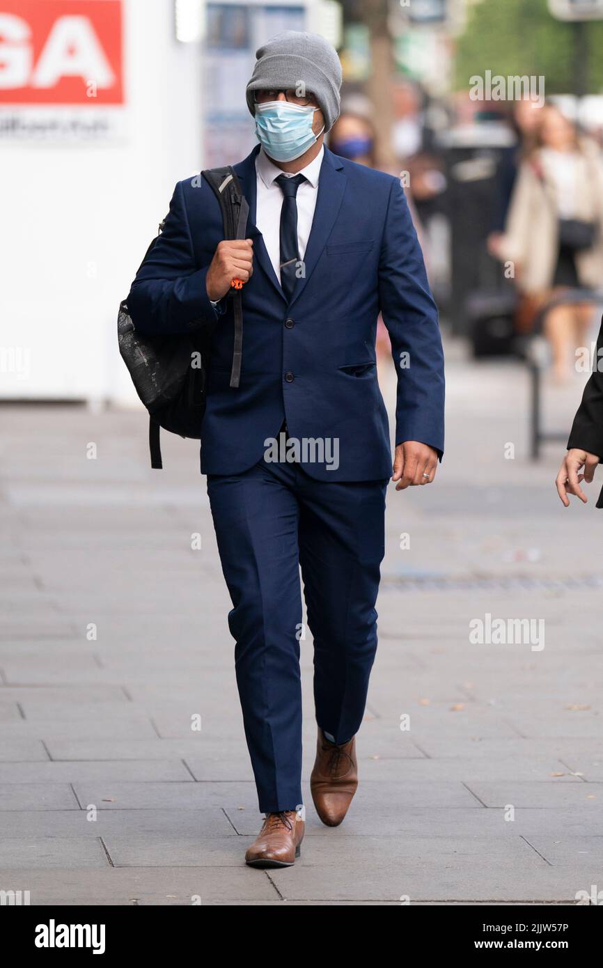 Serving Metropolitan police officer Jonathon Cobban arriving at ...
