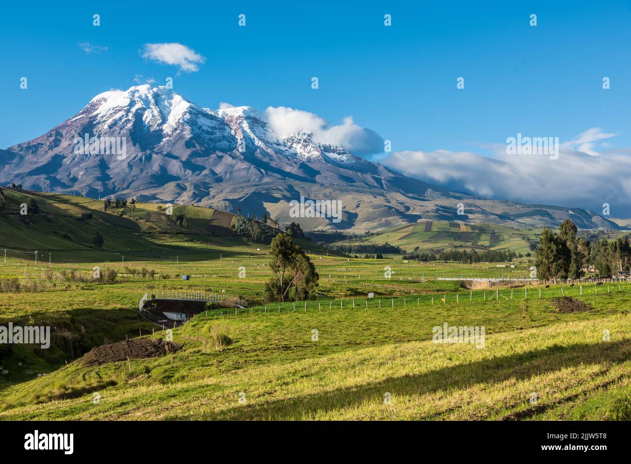 Mount Chimborazo in Ecuador, the highest mountain in the country Stock ...