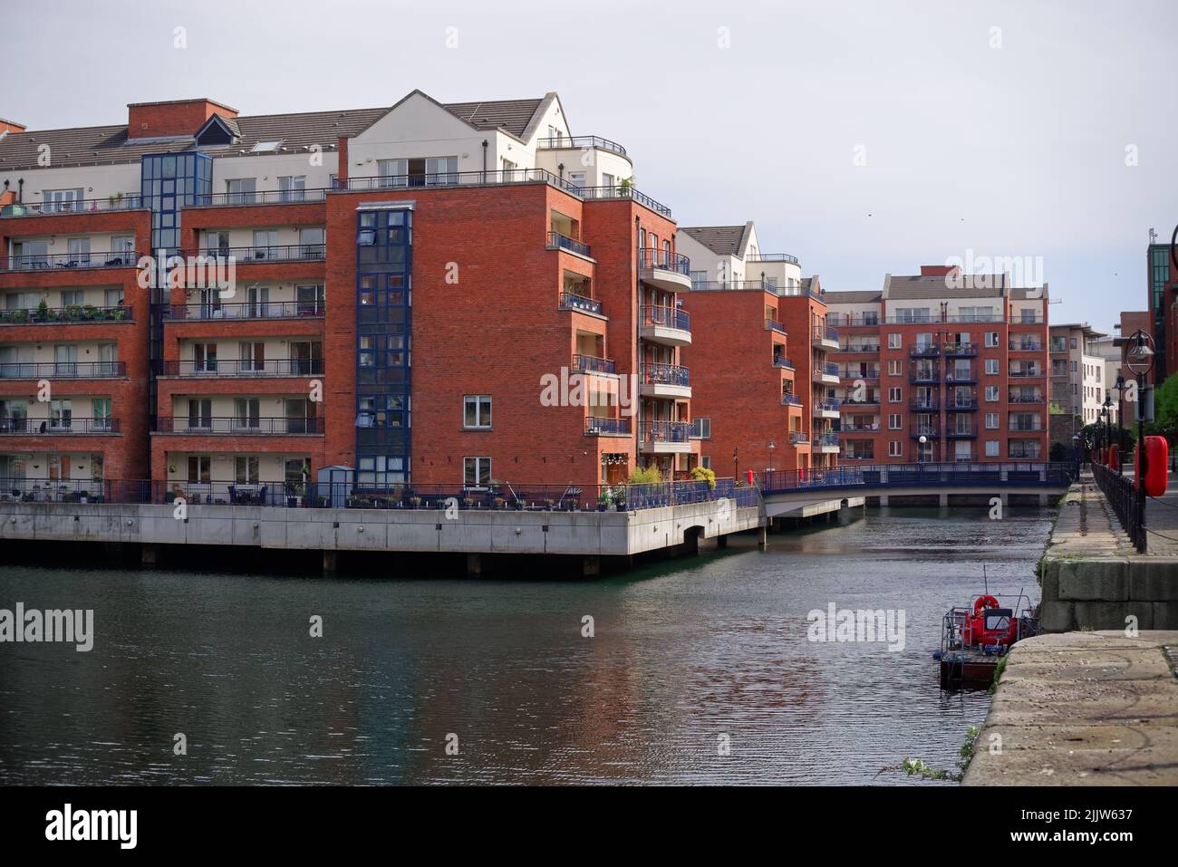 The Custom House Harbour residential apartment complex built around ...
