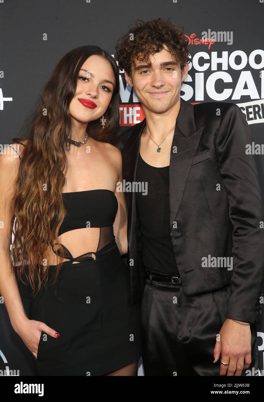 Burbank, Ca. 27th July, 2022. Olivia Rodrigo, Joshua Bassett. at Disney ...