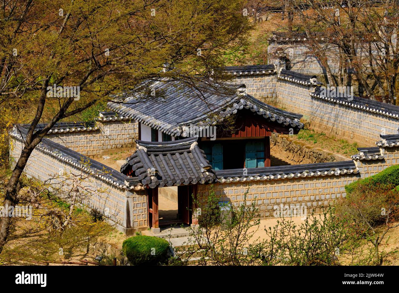 South Korea, North Gyeongsang Province, Andong, the Confucian Academy ...