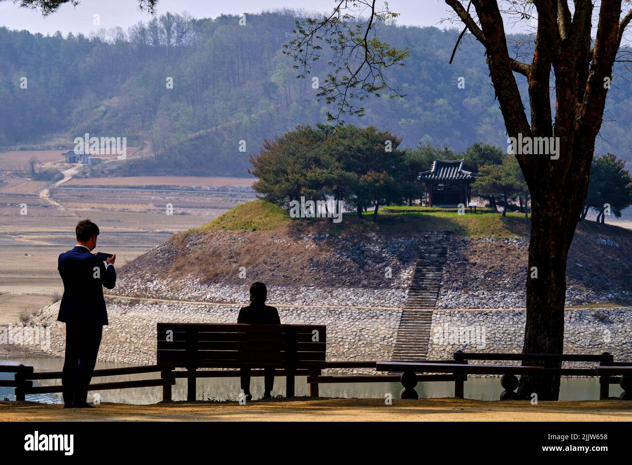 South Korea, North Gyeongsang Province, Andong, the Confucian Academy ...