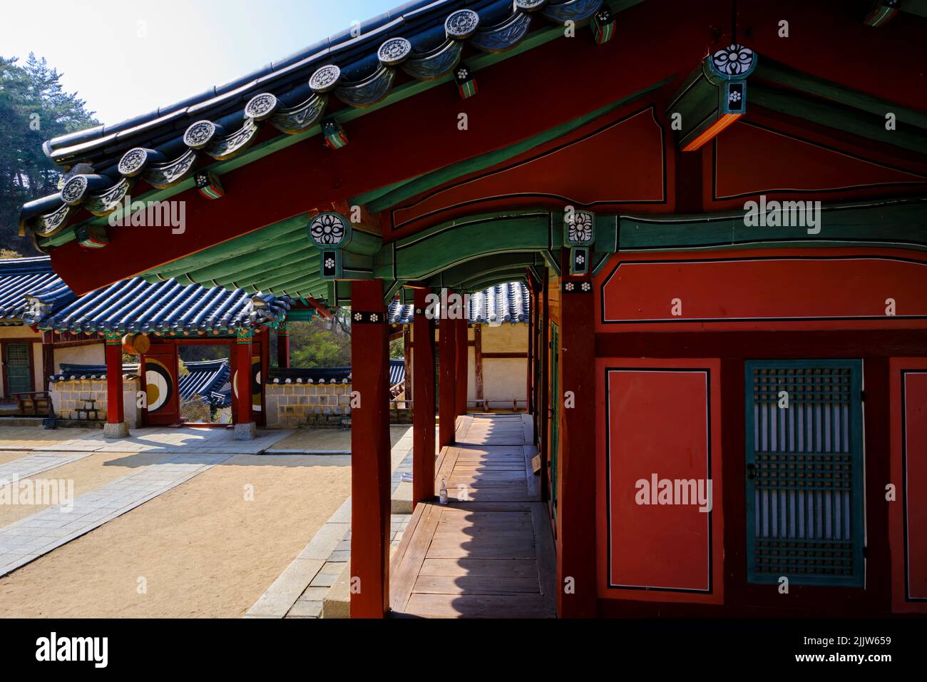 South Korea, North Gyeongsang Province, Andong, the Confucian Academy ...