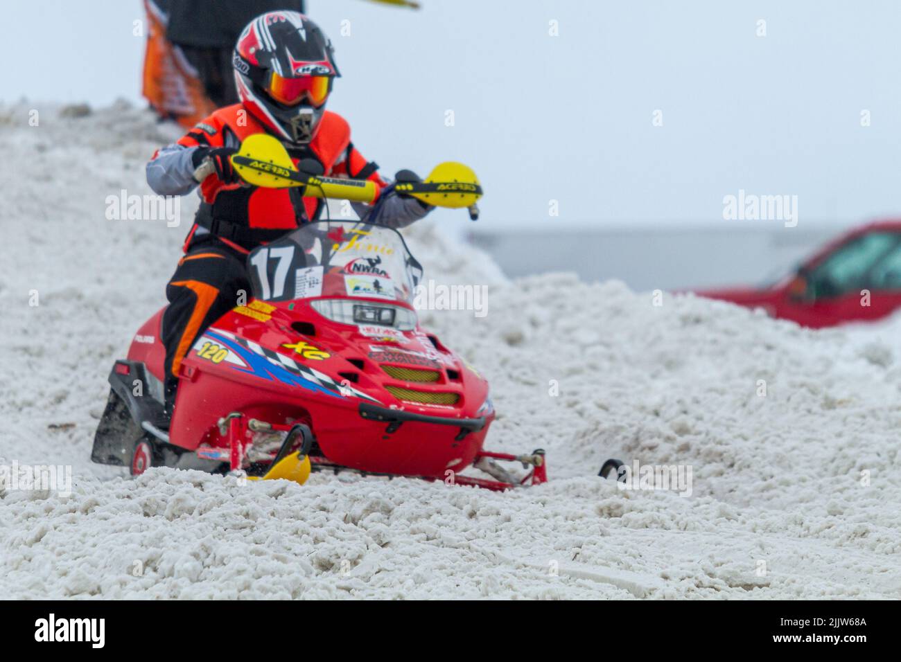 Snowmobile with gun hi-res stock photography and images - Alamy