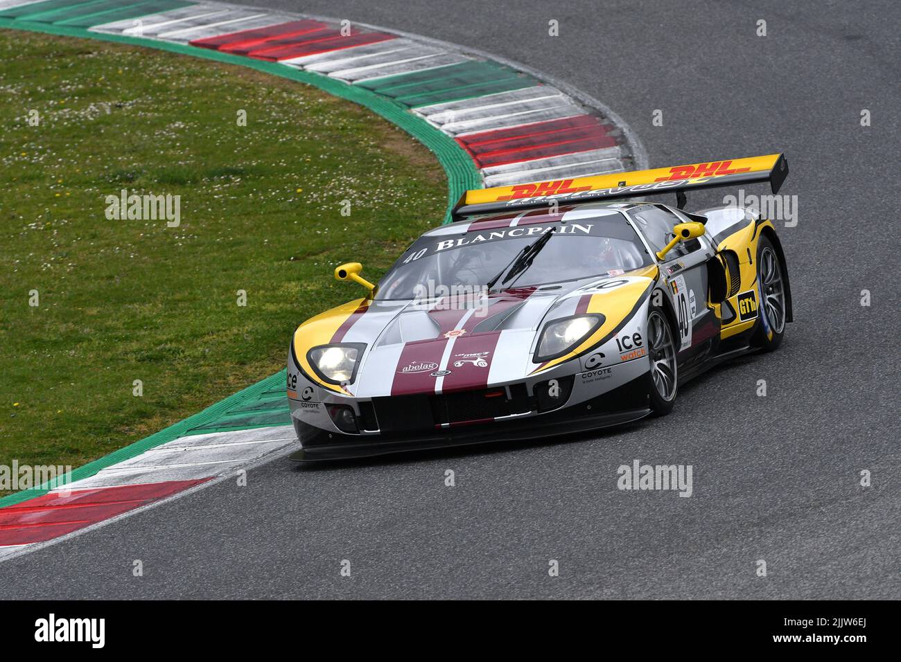 Scarperia, 3 April 2022: Ford GT GT1 year 2010 in action during Mugello ...