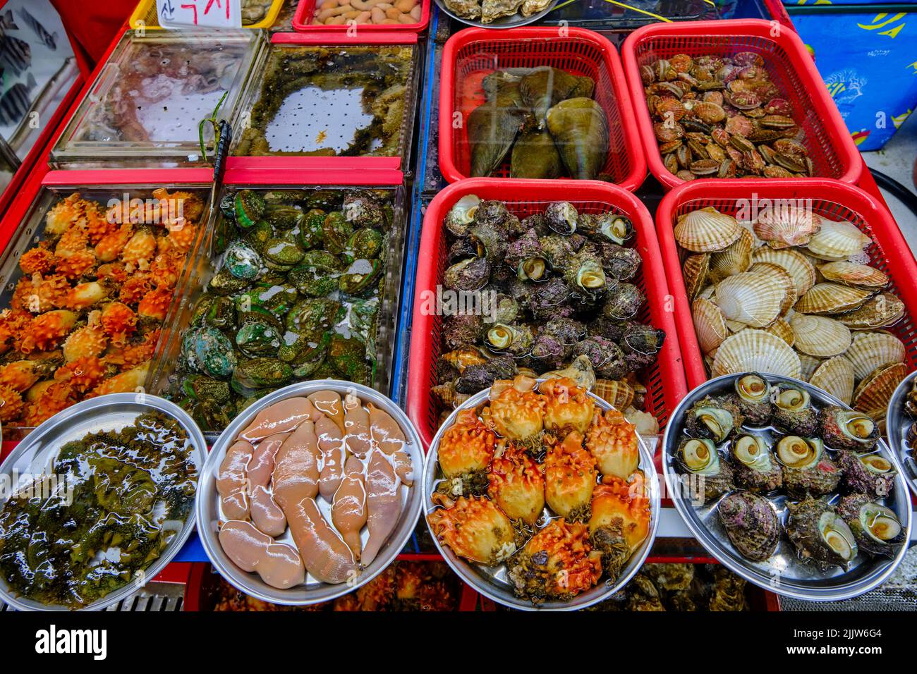 South Korea, South Gyeongsang Province, Busan, Jung-gu district, the ...