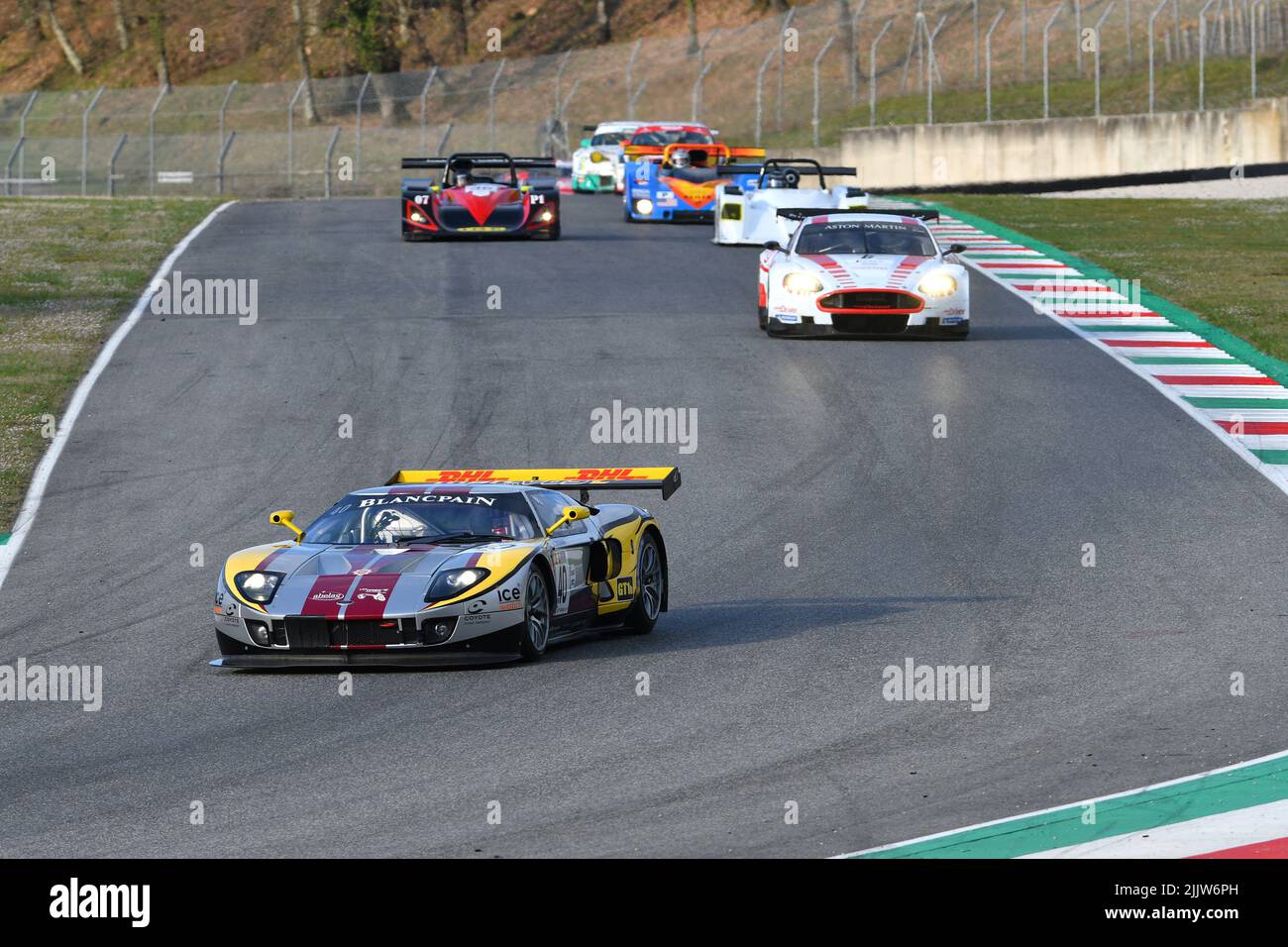 Scarperia, 3 April 2022: Ford GT GT1 year 2010 in action during Mugello ...