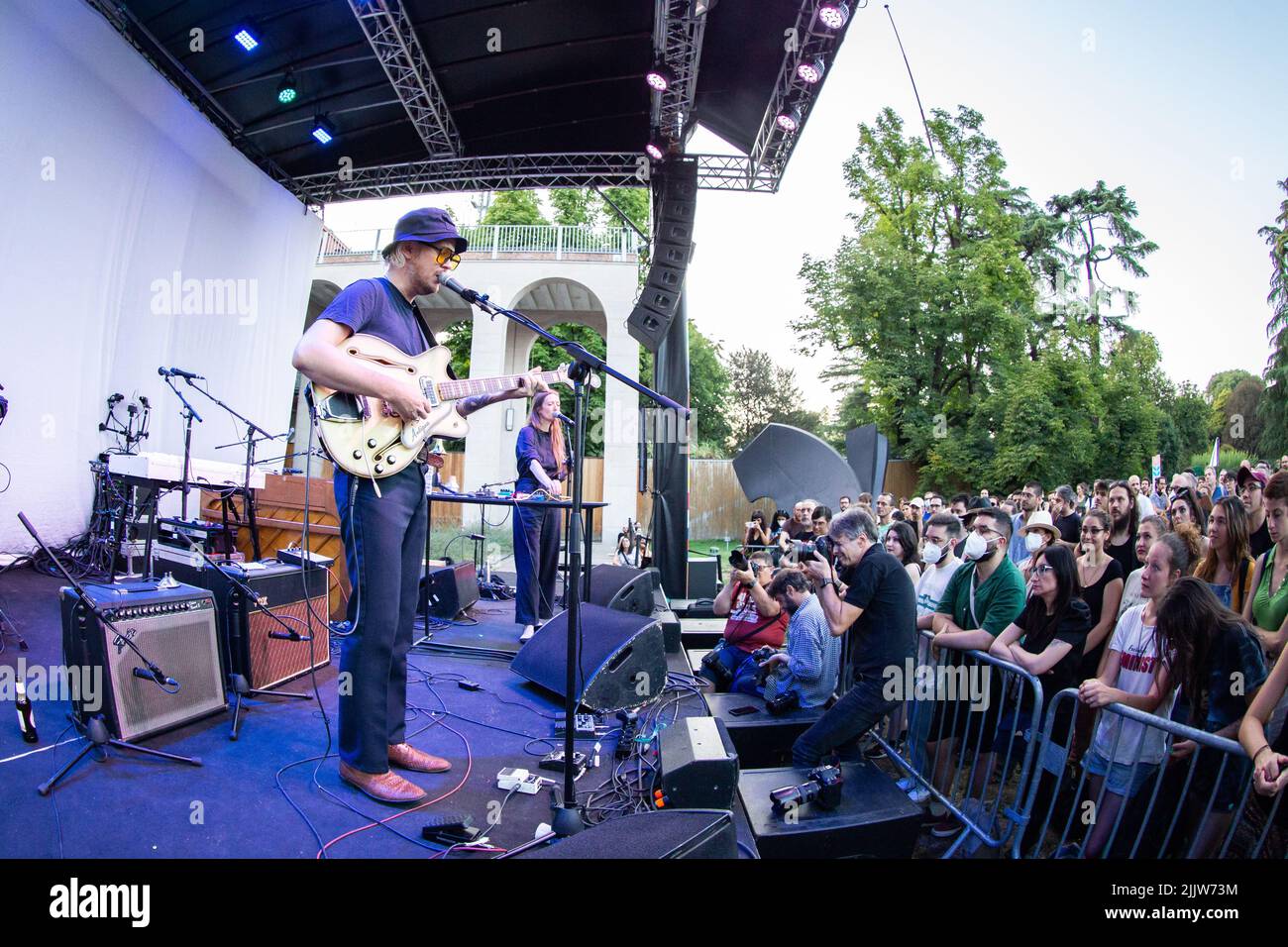Milan Italy. 27 July 2022. The leader of Canadian band TIMBER TIMBRE ...