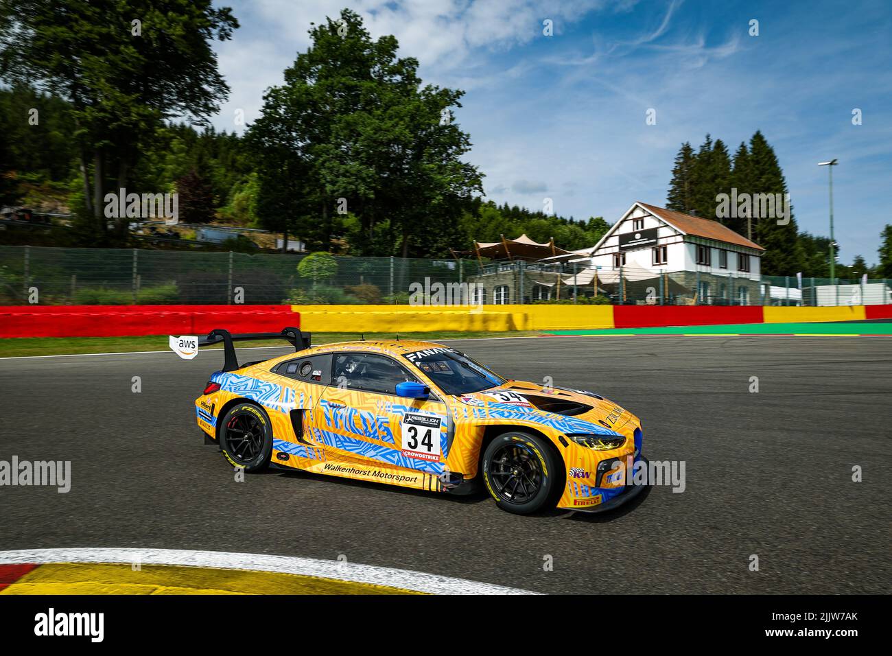 Stavelot, Belgium, 28/07/2022, 34 Walkenhorst Motorsport, BMW M4 GT3 of ...