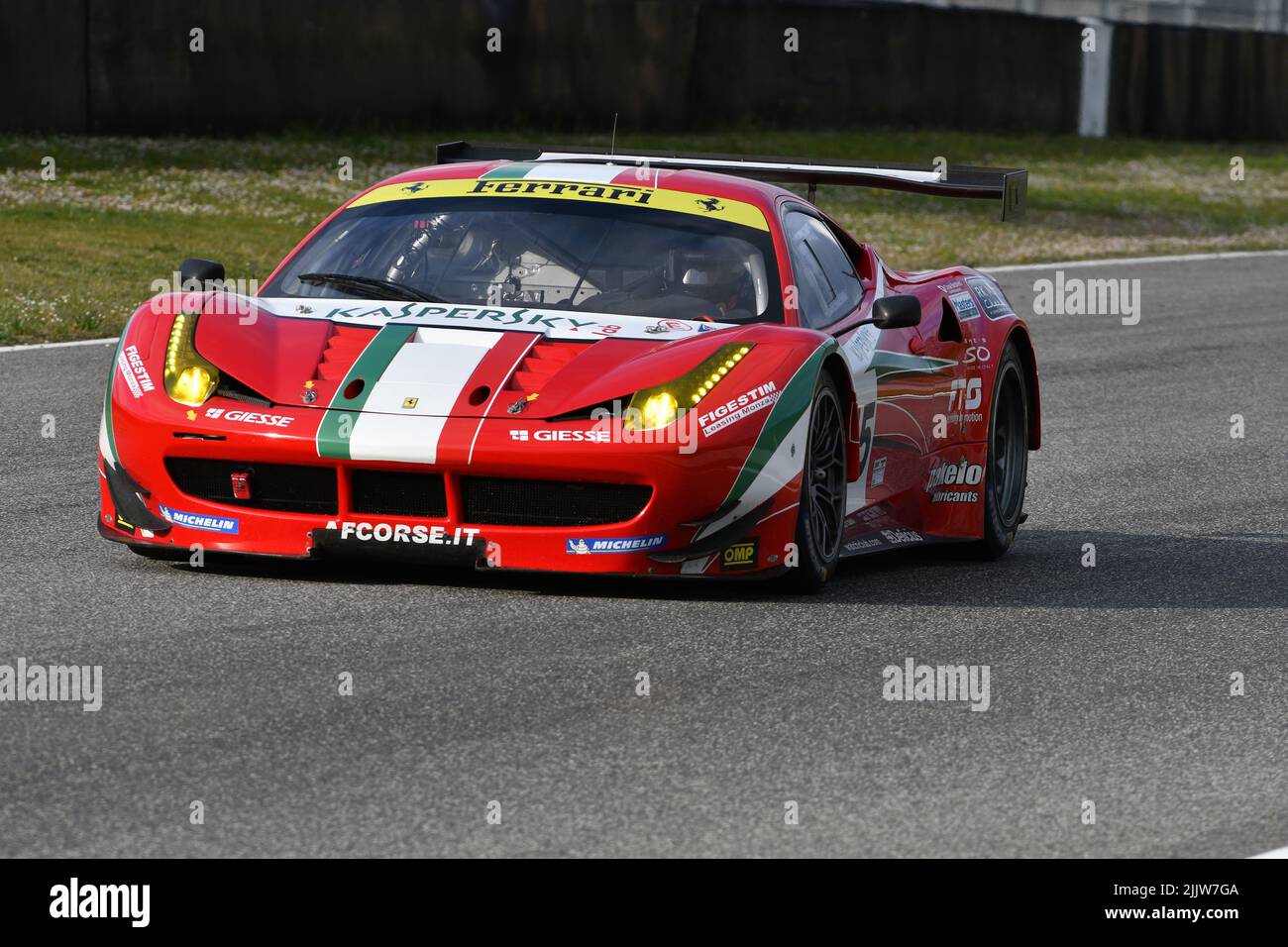 Scarperia, 3 April 2022: Ferrari 458 GTE 2011 in action during Mugello ...