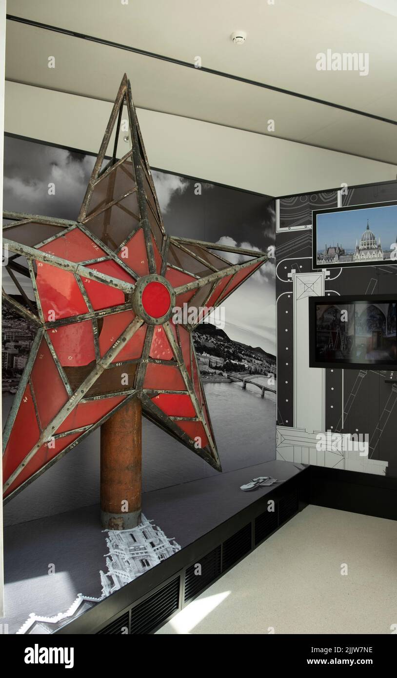 On display in the lower room of the parliament building hi-res stock ...