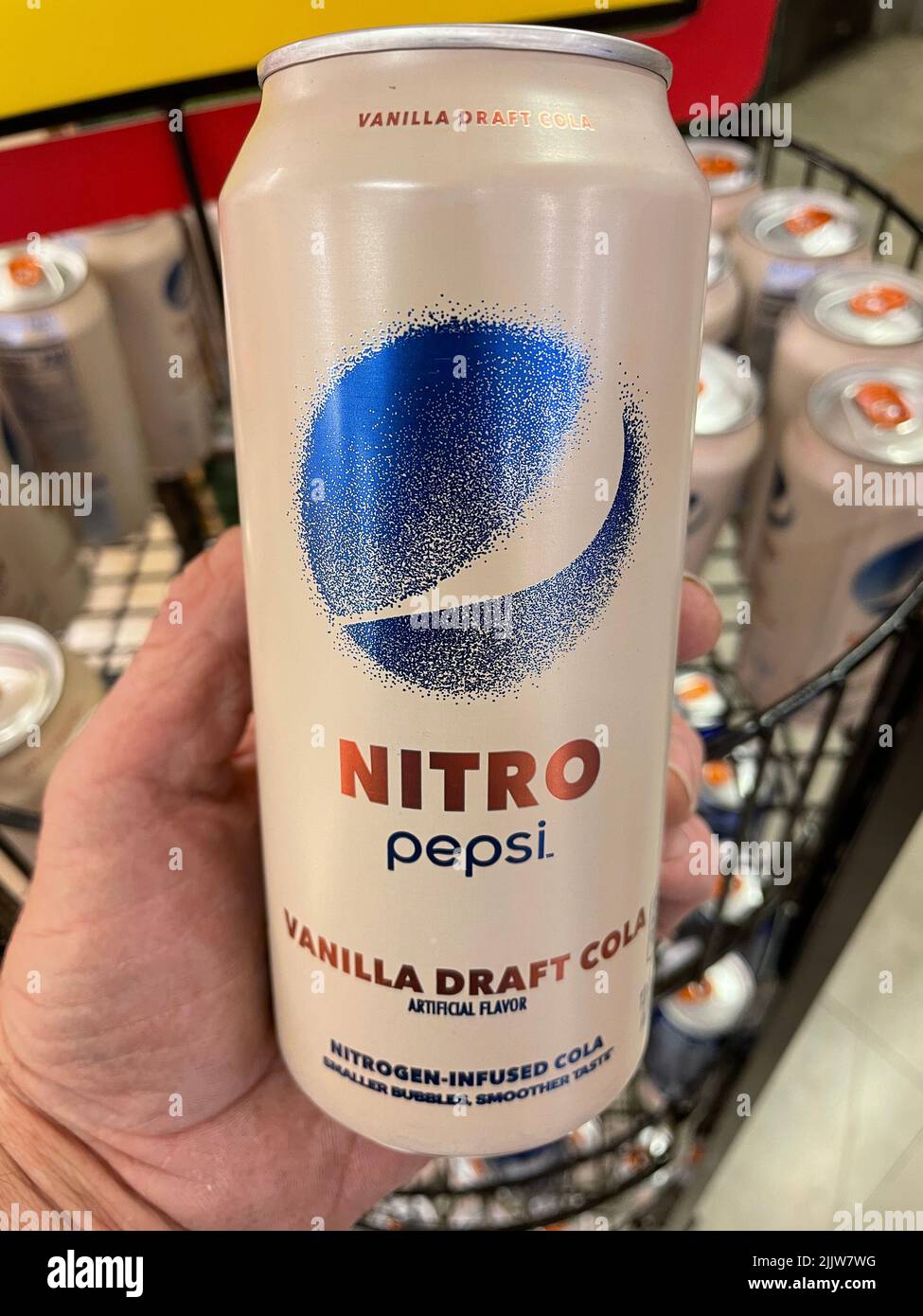 Grovetown, Ga USA - 03 15 22: Retail store Pepsi Nitro energy drink ...