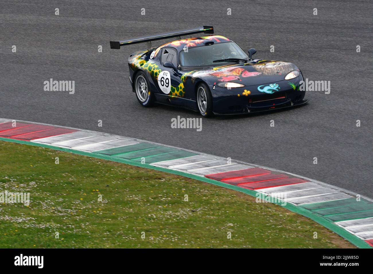 Scarperia, 3 April 2022: Chrisler Viper GTS-R GT1 in action during ...