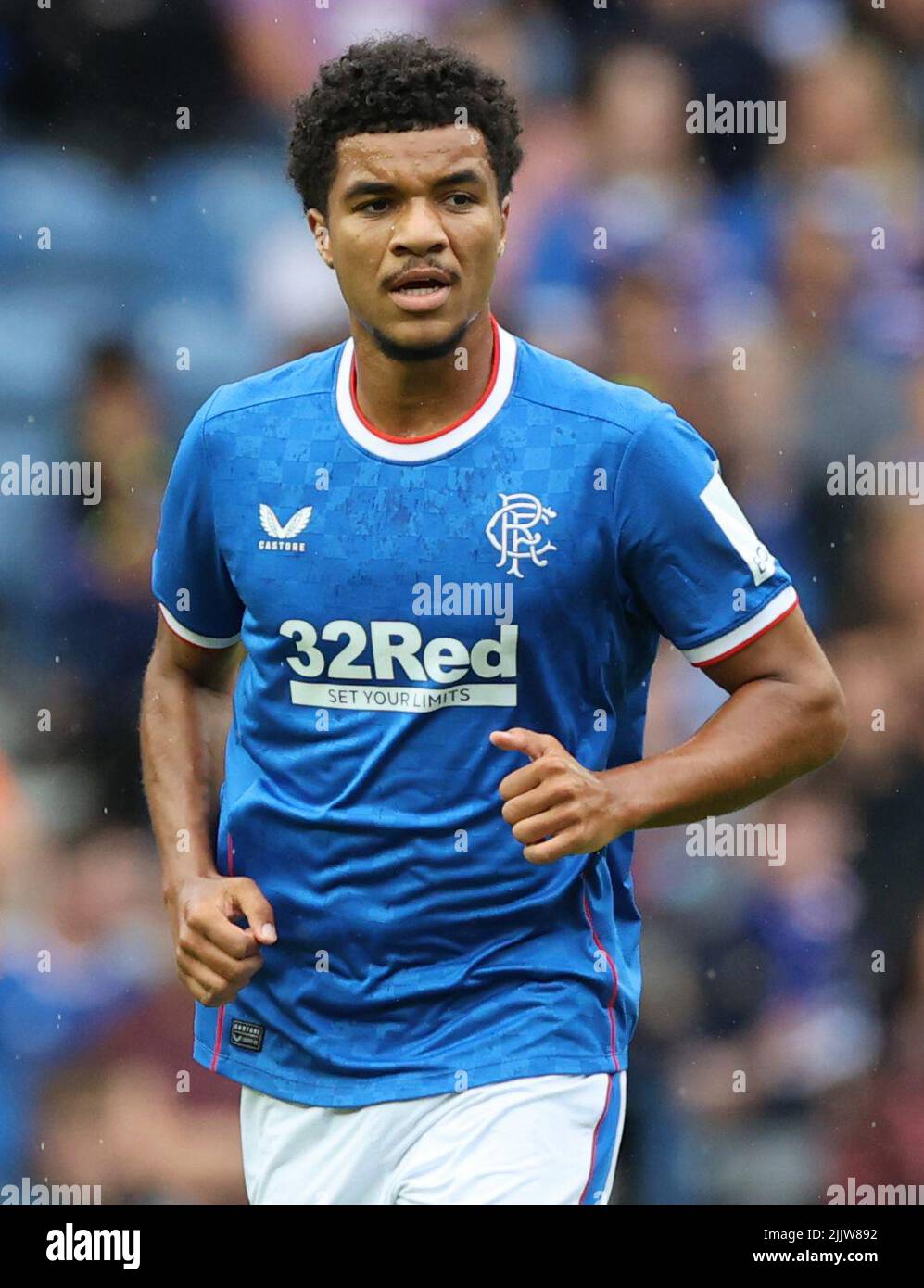 Rangers' Malik Tillman during a pre-season friendly match at Ibrox ...