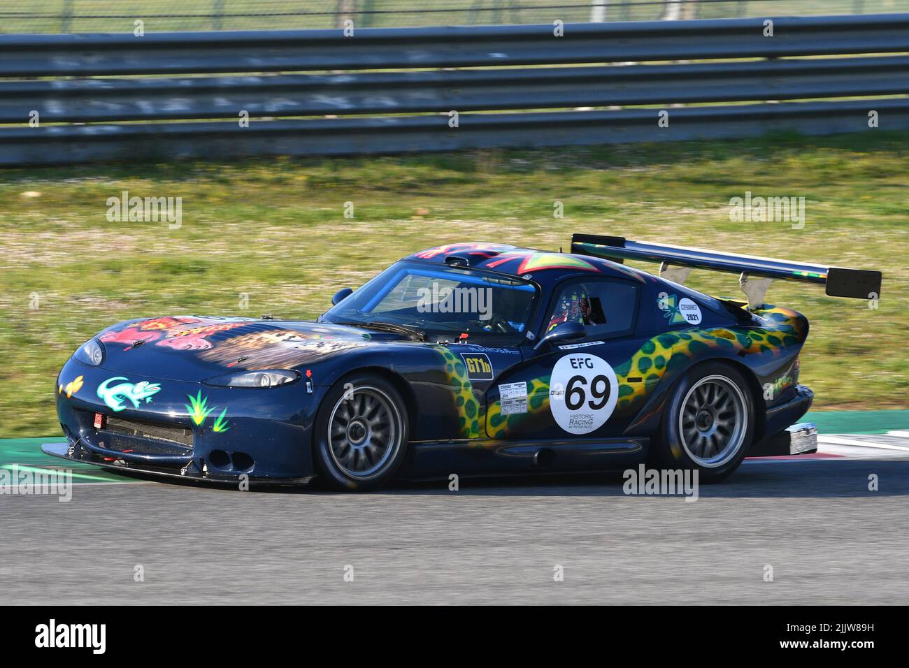 Scarperia, 3 April 2022: Chrisler Viper GTS-R GT1 in action during ...